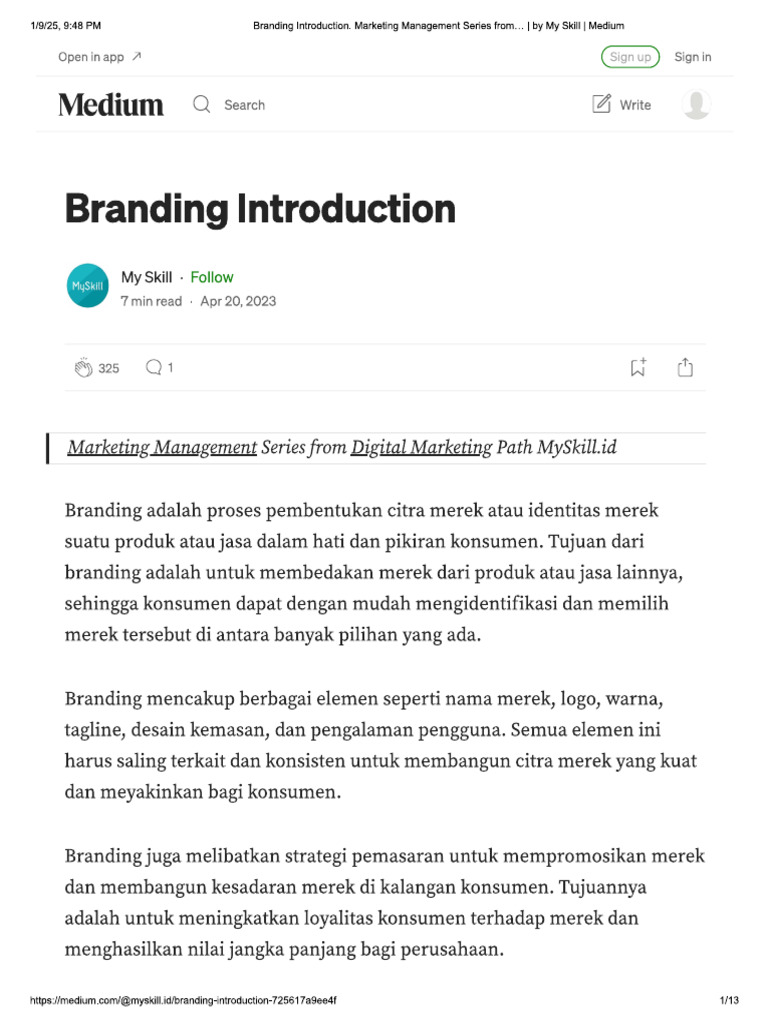 Branding Introduction | PDF