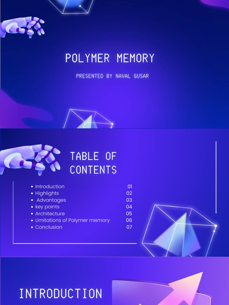 Polymer Memory-Compressed | PDF | Computer Memory | Polymers