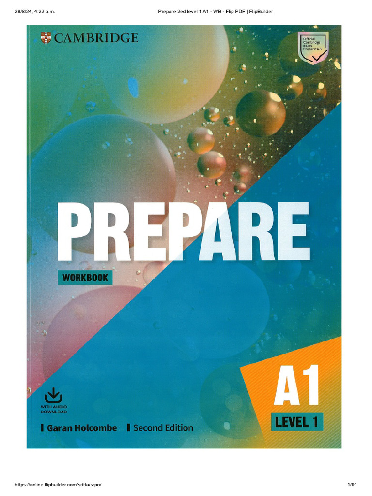 A1 Level 1 Workbook Preparation Guide | PDF