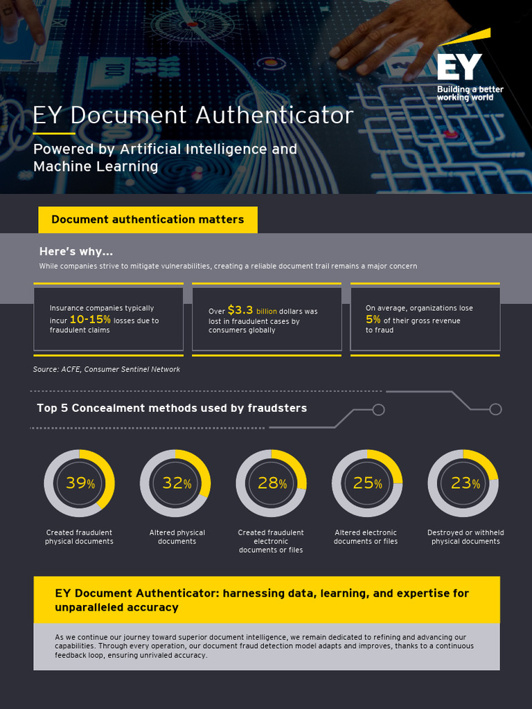 EY Document Authenticator Overview | PDF | Machine Learning