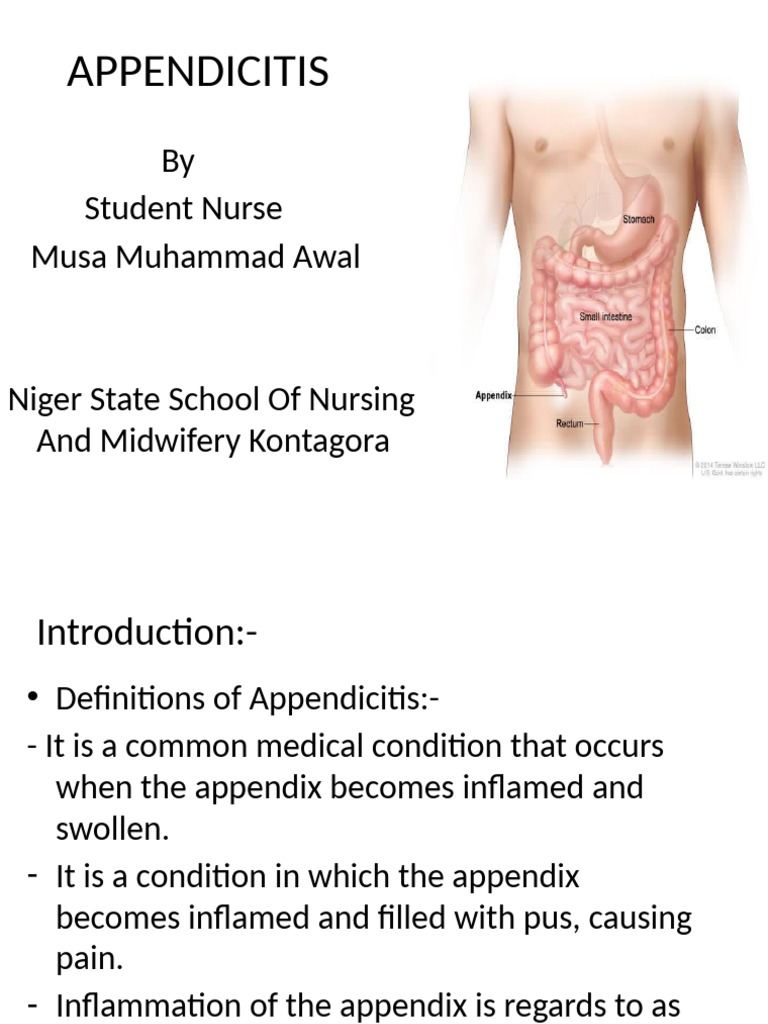 Appendicitis | PDF | Surgery | Clinical Medicine