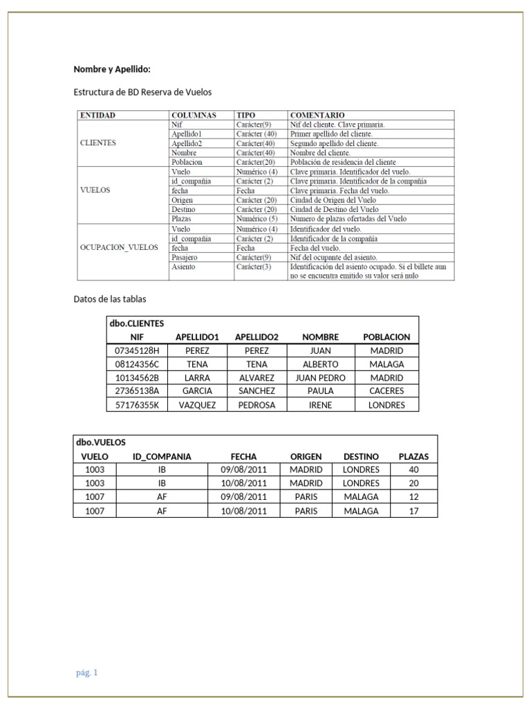 Prueba SQL Intermedia | PDF | SQL | Software de gestión de datos