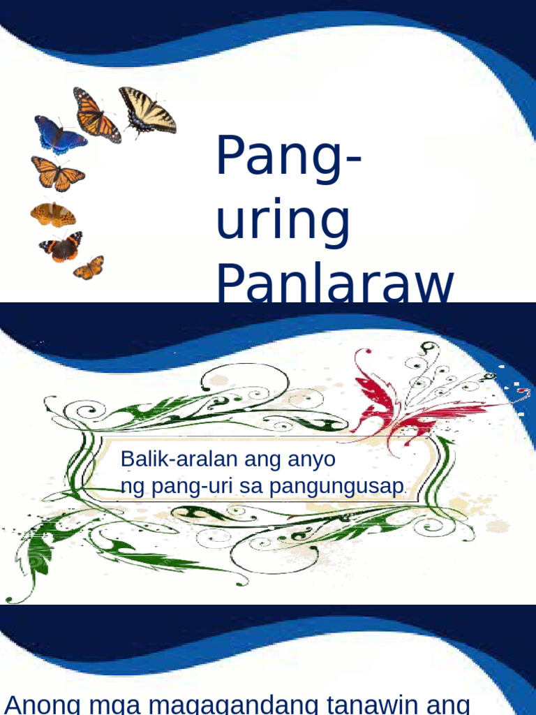 Pang Uring Panlarawan | PDF
