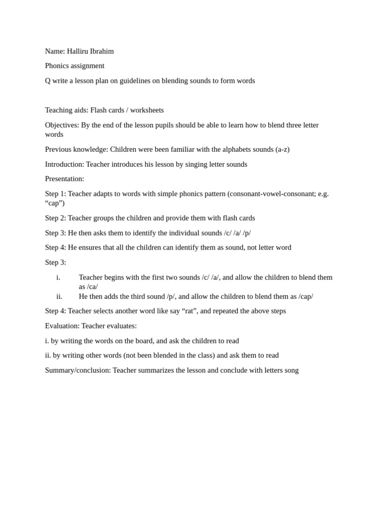 phonics | PDF
