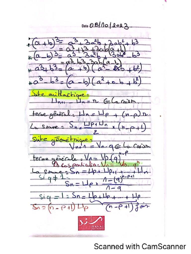 Résumé BATI Amina math prépa des concour | PDF