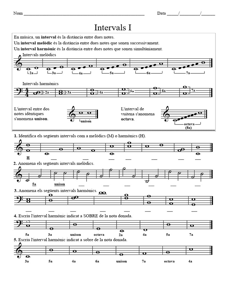 0016 Intervals I | PDF