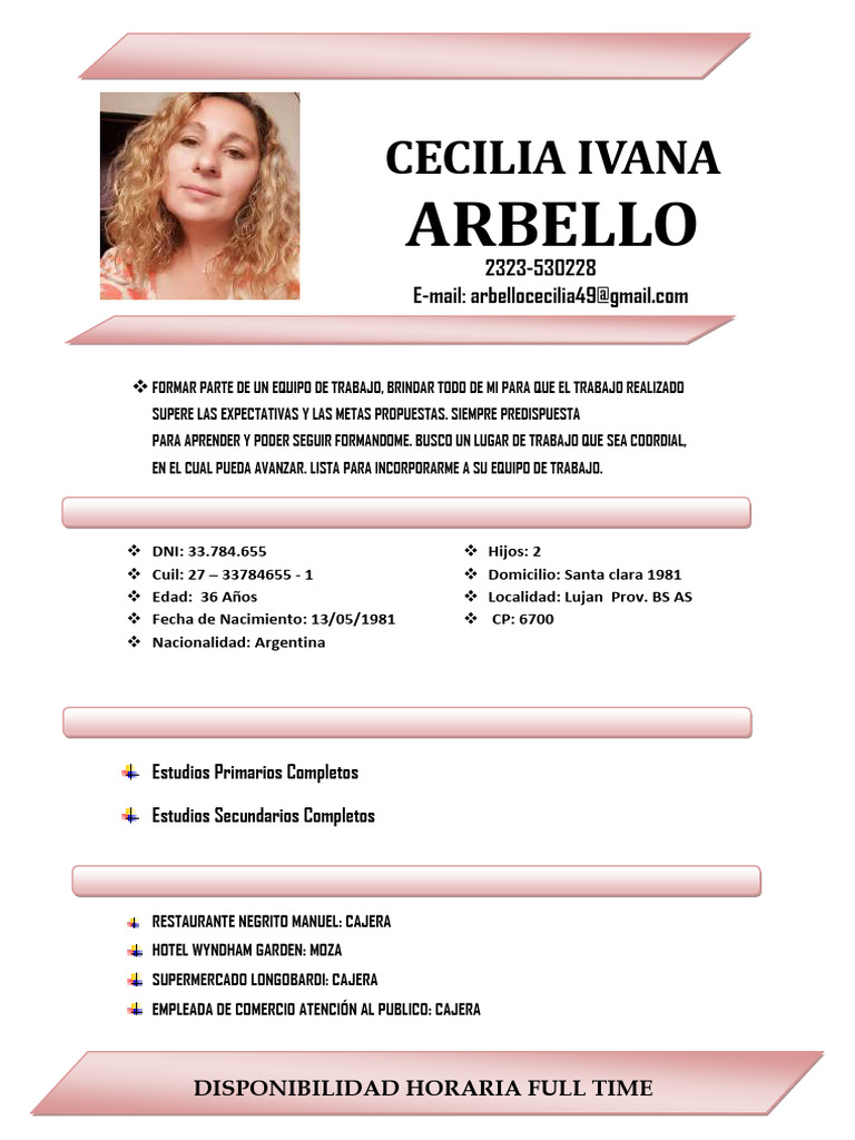 Arbello Ceciliaa Nuevo | PDF