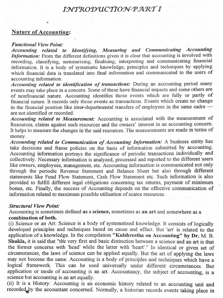 Accountancy Theory | PDF