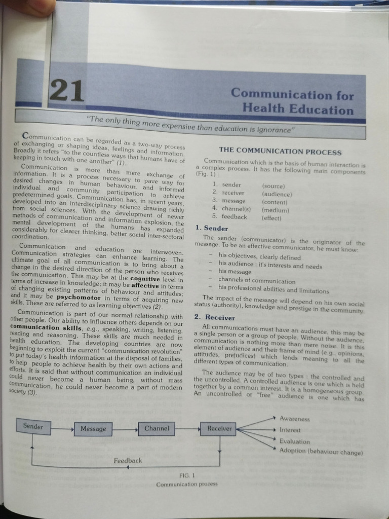 Communication For Health System | PDF