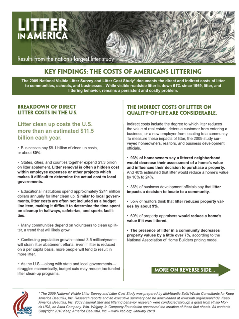 litter factsheet costs_201205221423481545 | PDF