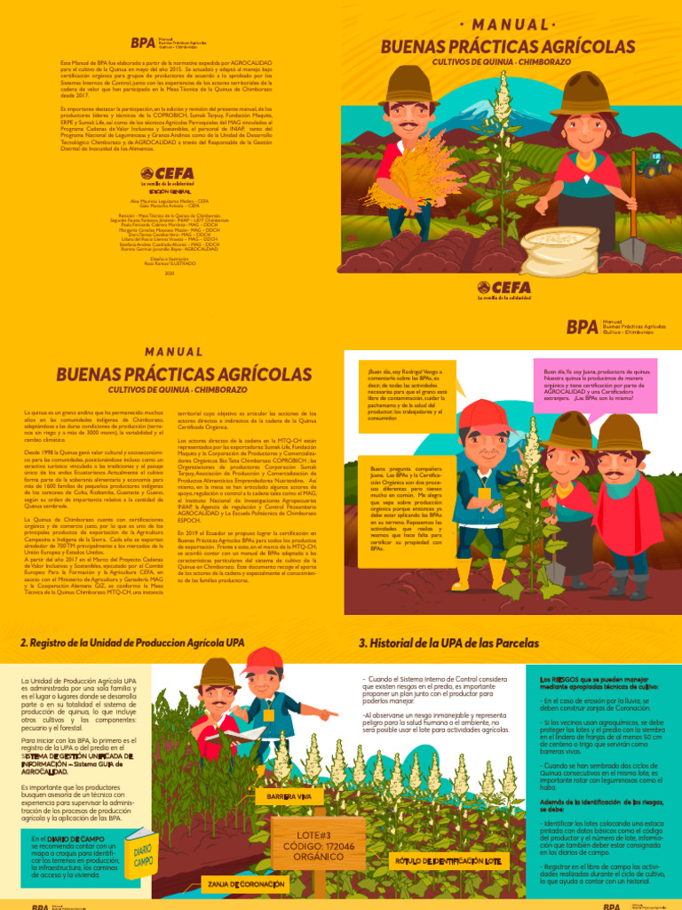 3 Manual BPA Quinua | PDF | Agricultura | Suelo
