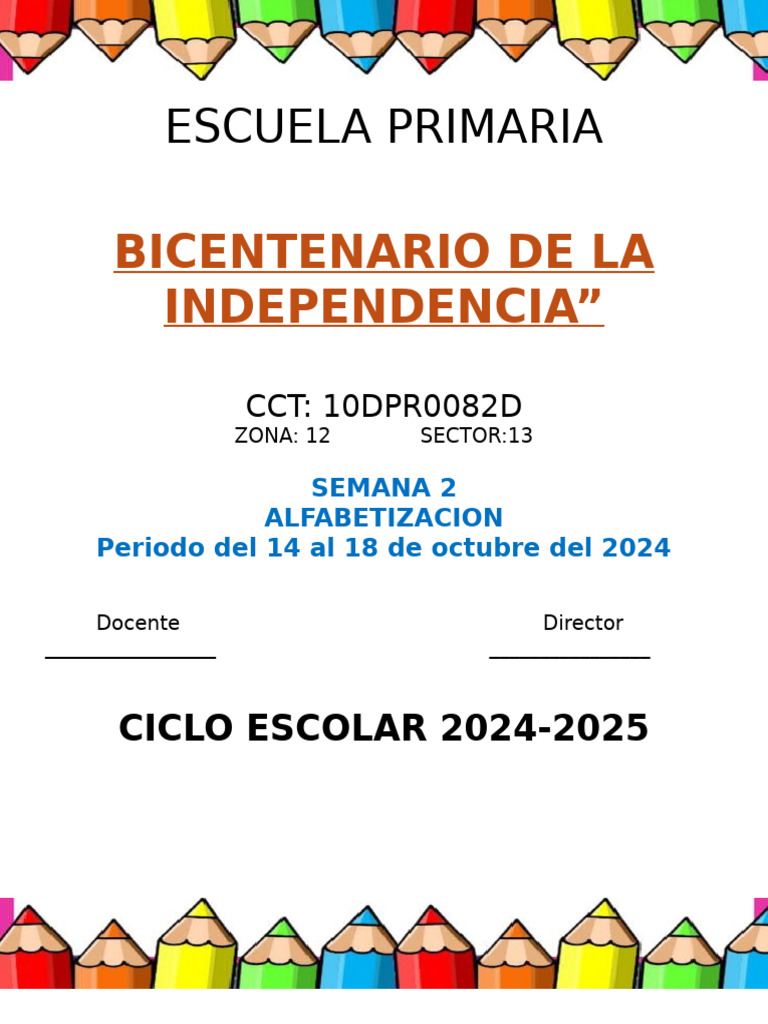 Maestra Rosy Planecion Semana 2 2B | PDF | Escritura | Cognición