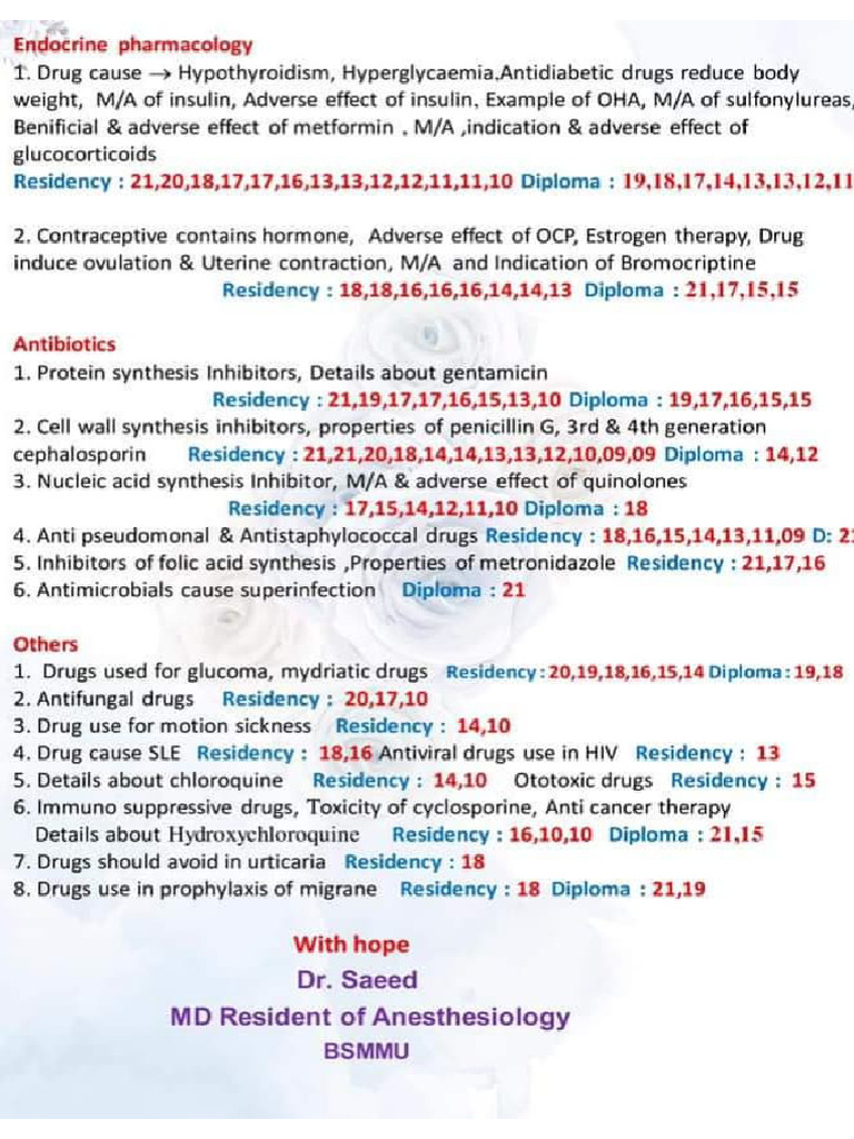 pharmacology（1） | PDF