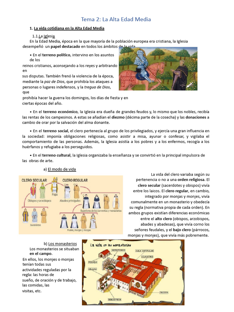Vida y Cultura en la Alta Edad Media | PDF | Escultura