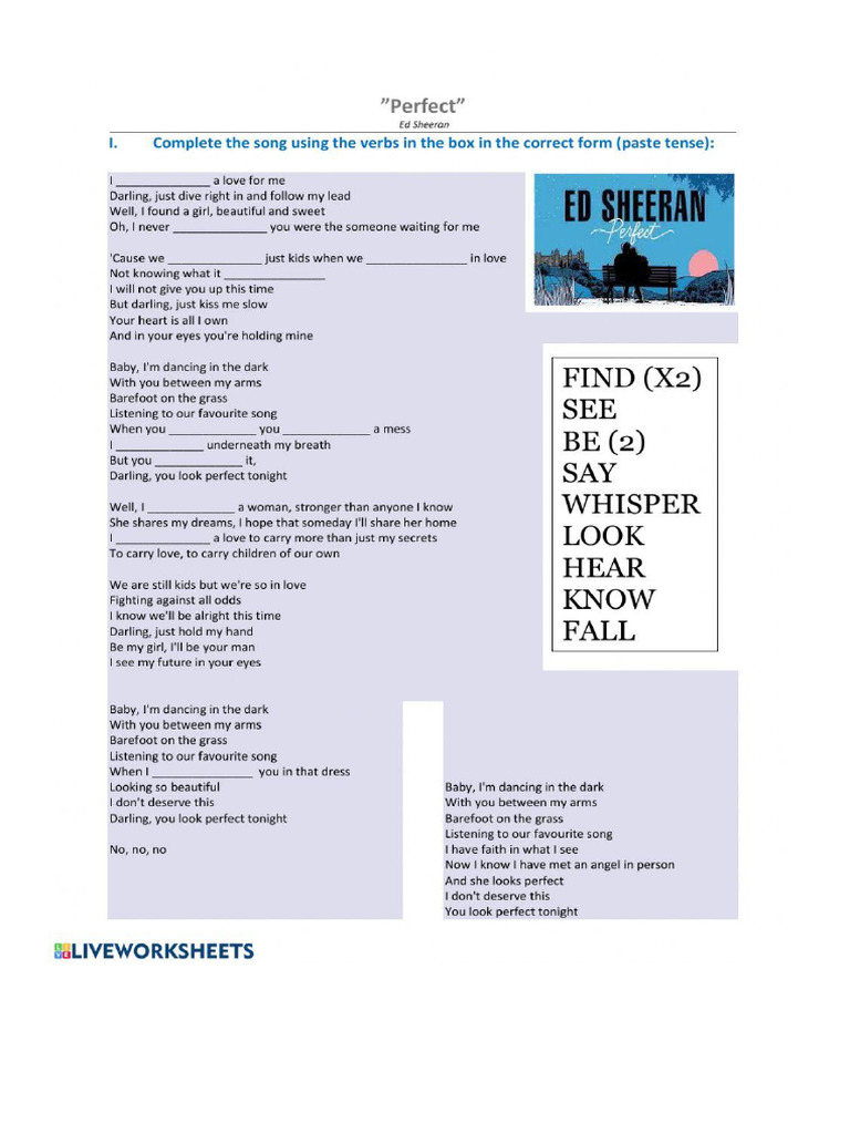 Perfect - Ed Sheran | PDF
