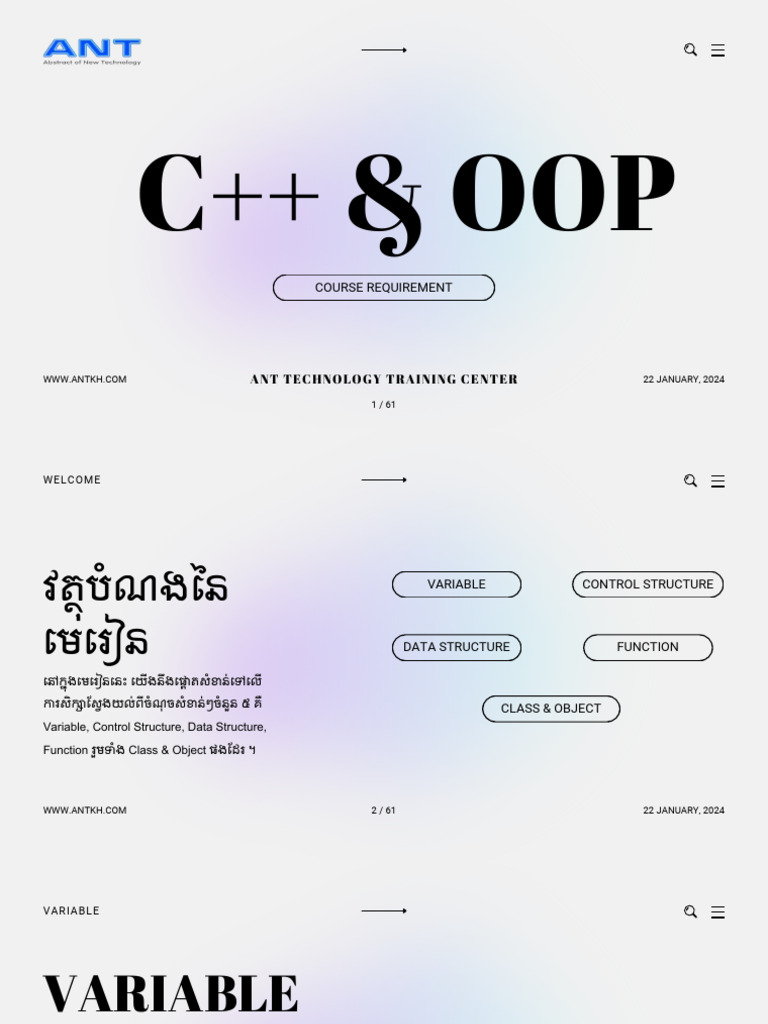 C++ & OOP (2) - Compressed | PDF