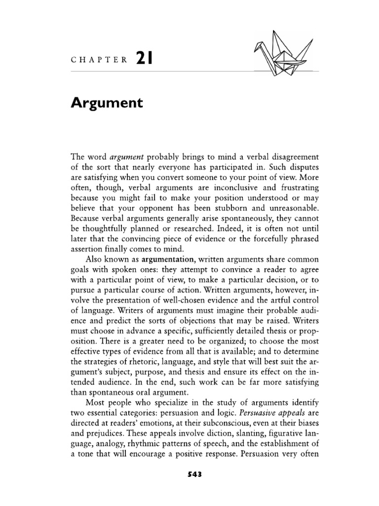 Argumentative Writing | PDF