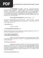 Modelo de Petição Inicial Trabalhista | PDF | Emprego | Trabalho
