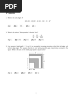 Amc8 2024 Solutions | PDF | Triangle | Mathematics