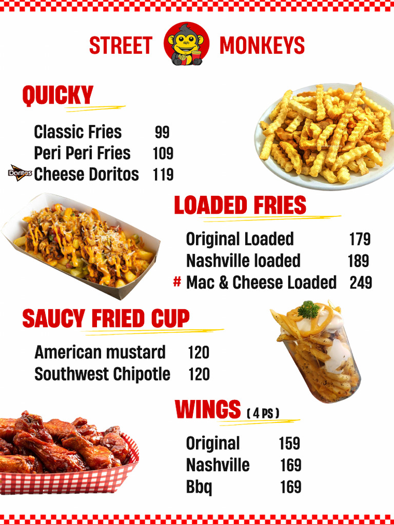 24 New Menu STRT Monky 1 | PDF