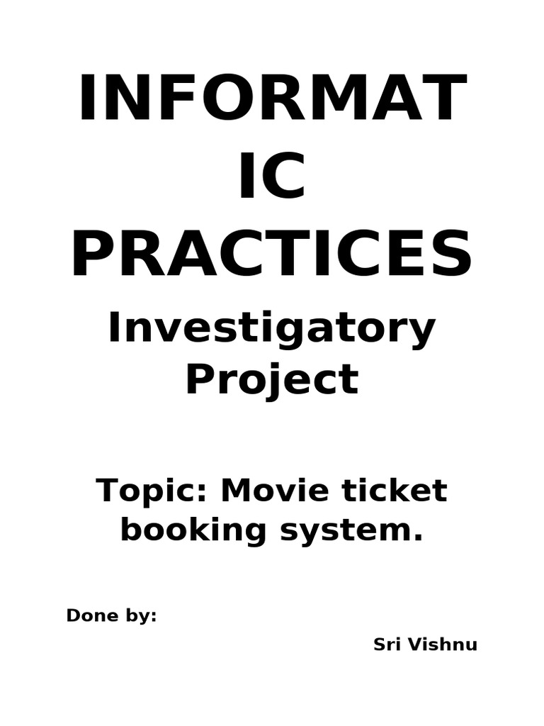 Informatic Practices Project | PDF | Python (Programming Language) | Comma Separated Values