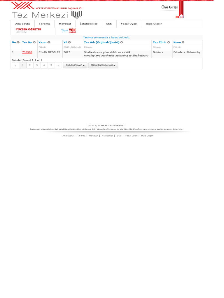 Ulusal Tez Merkezi Anasayfa | PDF