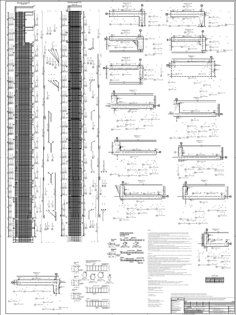 R19 8B Plan Armare Pereti P1 P12 | PDF