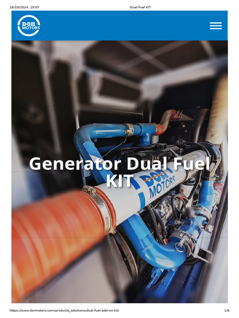 Methanol Generator Dual Fuel KIT | PDF | Methanol | Fuels