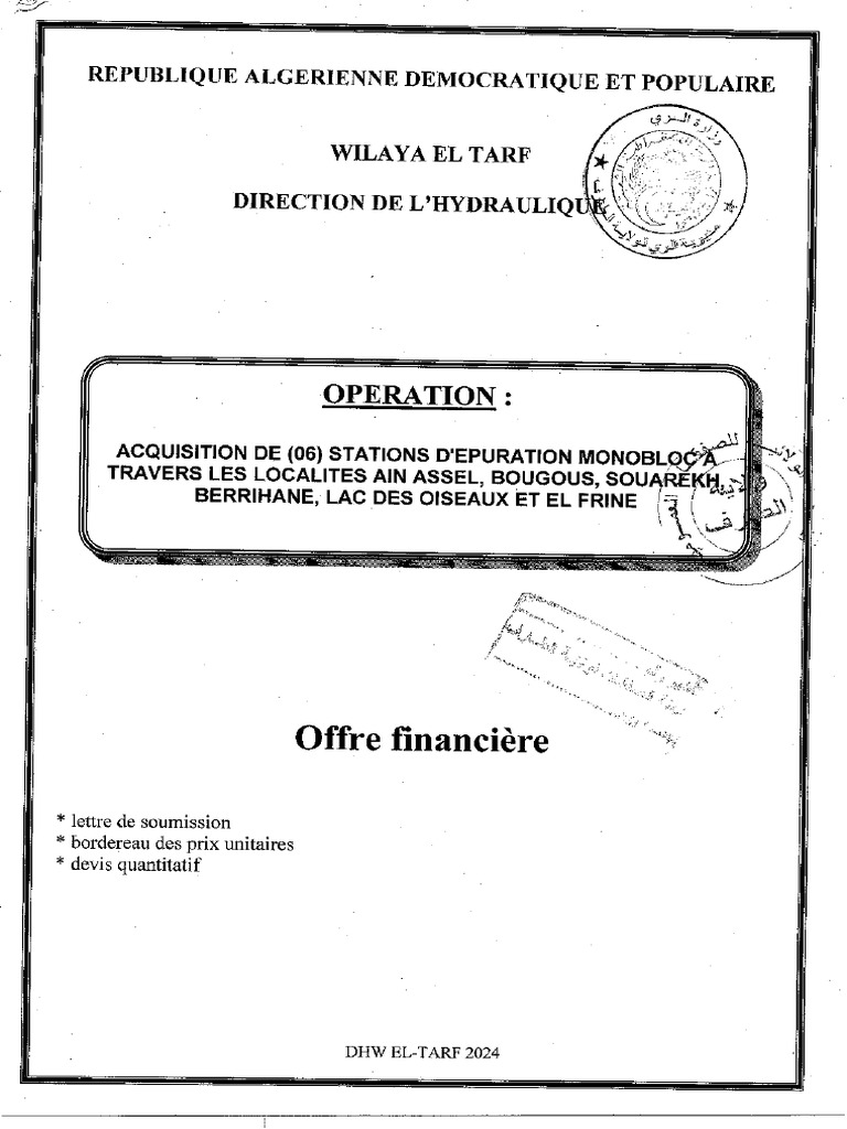 Offre Financiere | PDF
