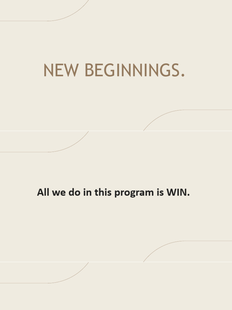 New Beginnings | PDF | Disciplines | Social Psychology