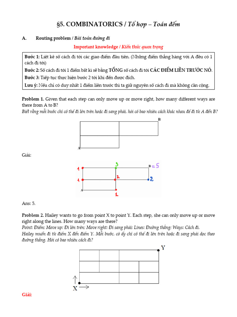 (CH A) Lesson 5. Combinatorics | PDF