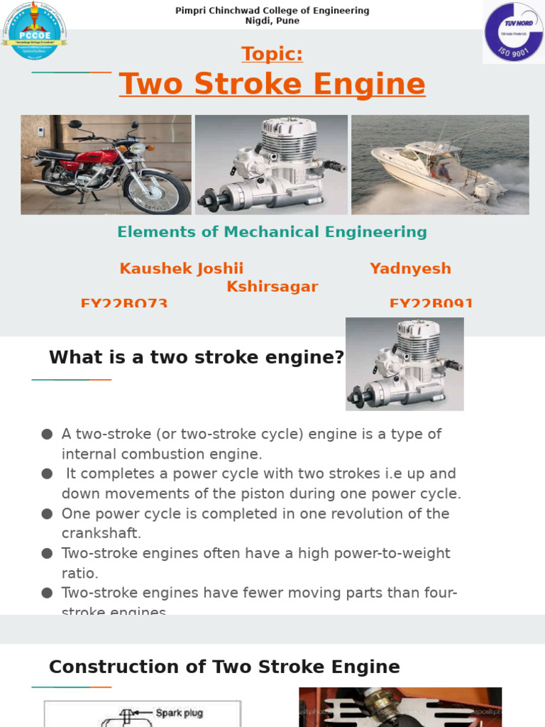 Overview Of Two Stroke Engines Pdf Internal Combustion Engine Engines
