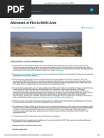 Chart of Midc Plot Allotment Procedure | PDF