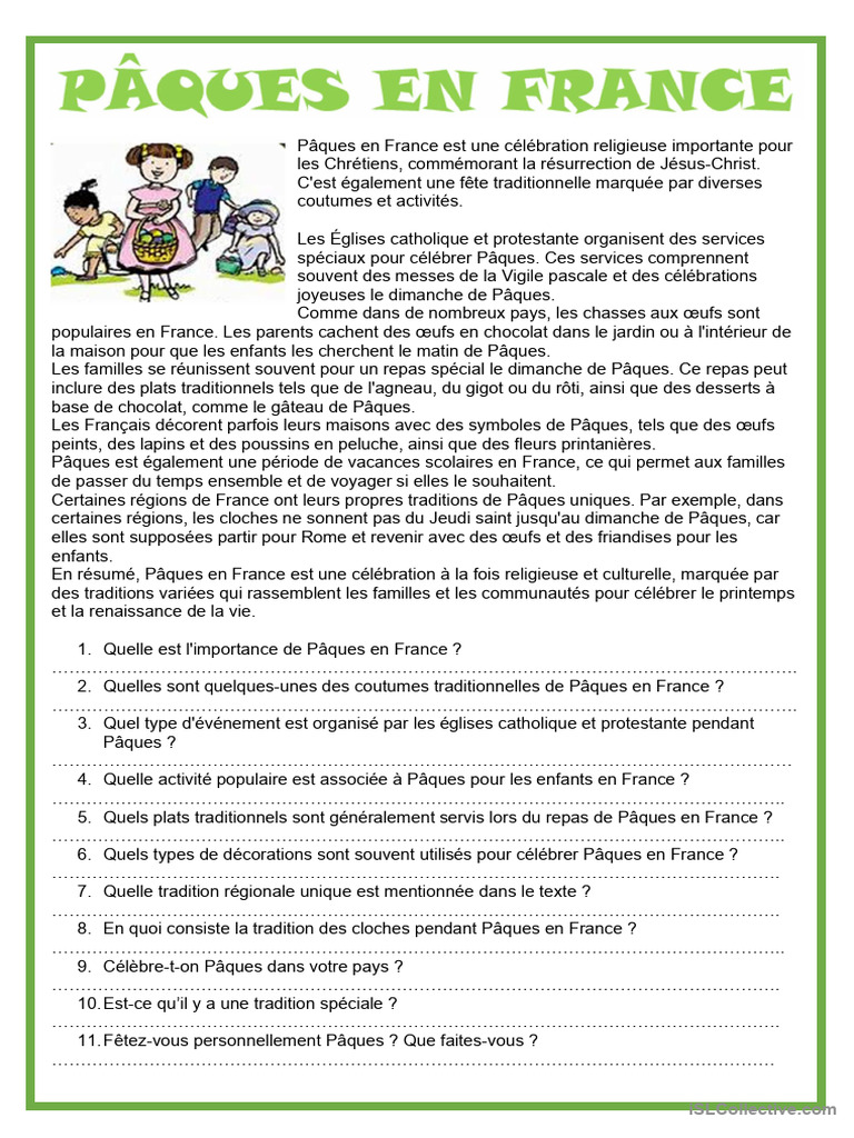 Pâques en France : Traditions et Fêtes | PDF | Pâques