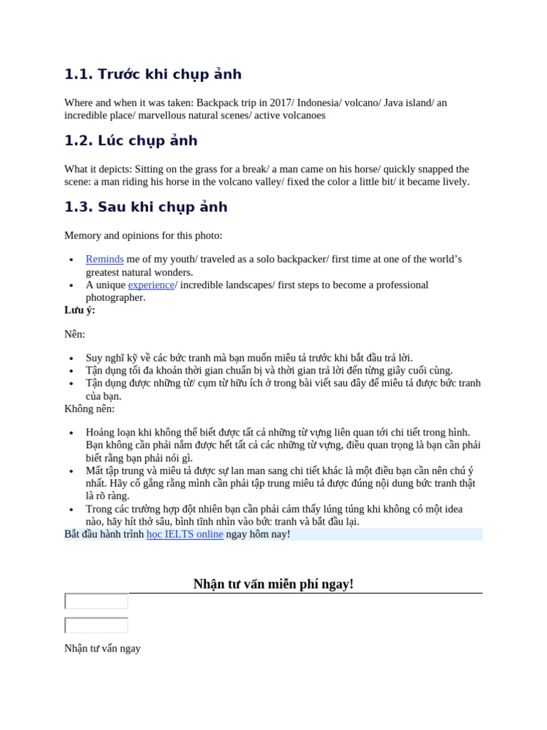 Describe A Photo p2,3 | PDF