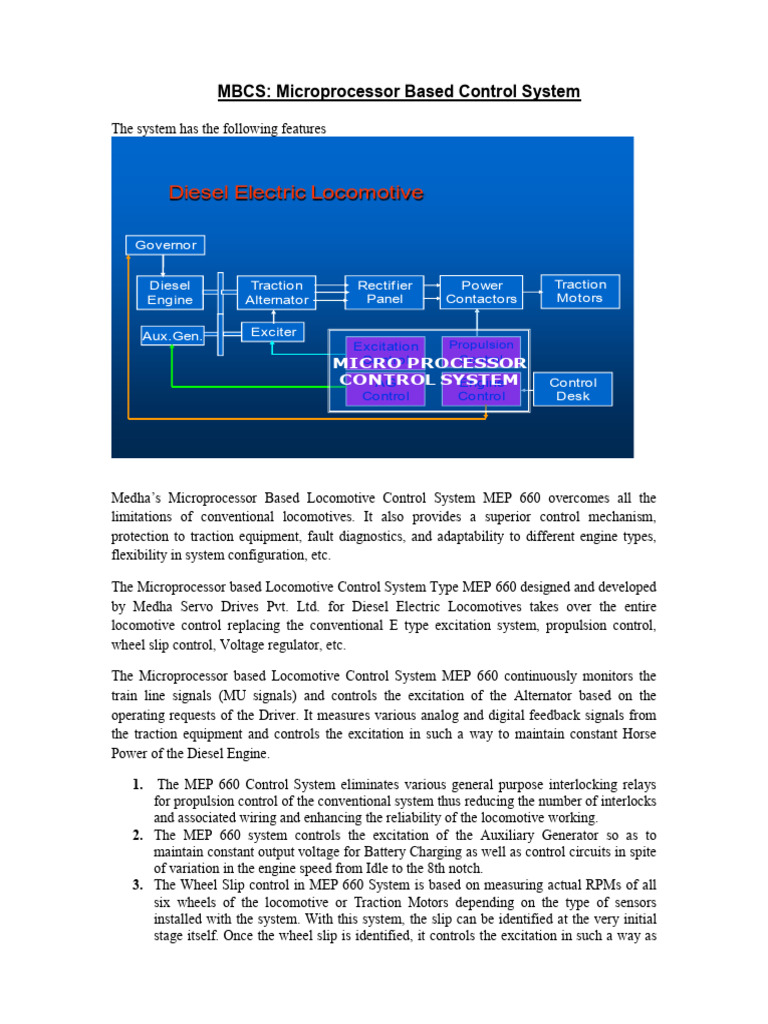 Microprocessor Controls, Apu, Demu DPC, DPCS, Remmlot | PDF | Train | Electric Motor