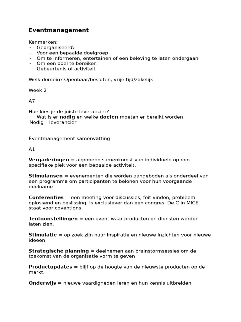 Event Management | PDF