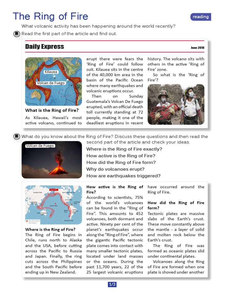 k.the_ring_of_fire | PDF | Volcano | Plate Tectonics