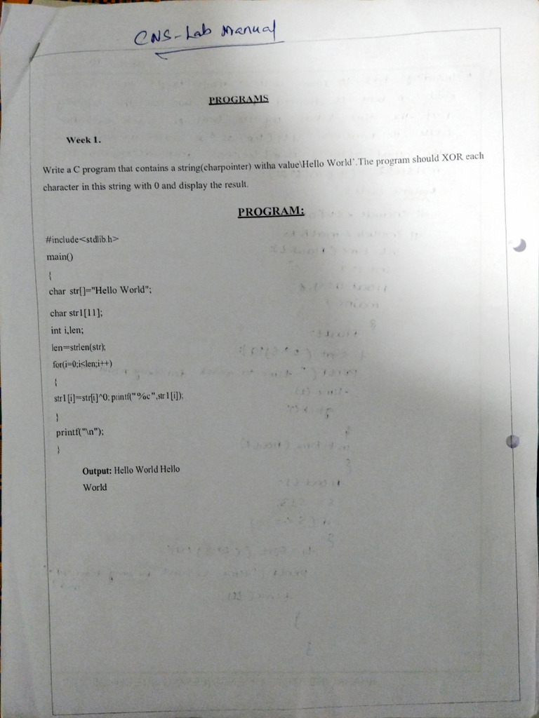 CNS Observation (3 Weeks) | PDF