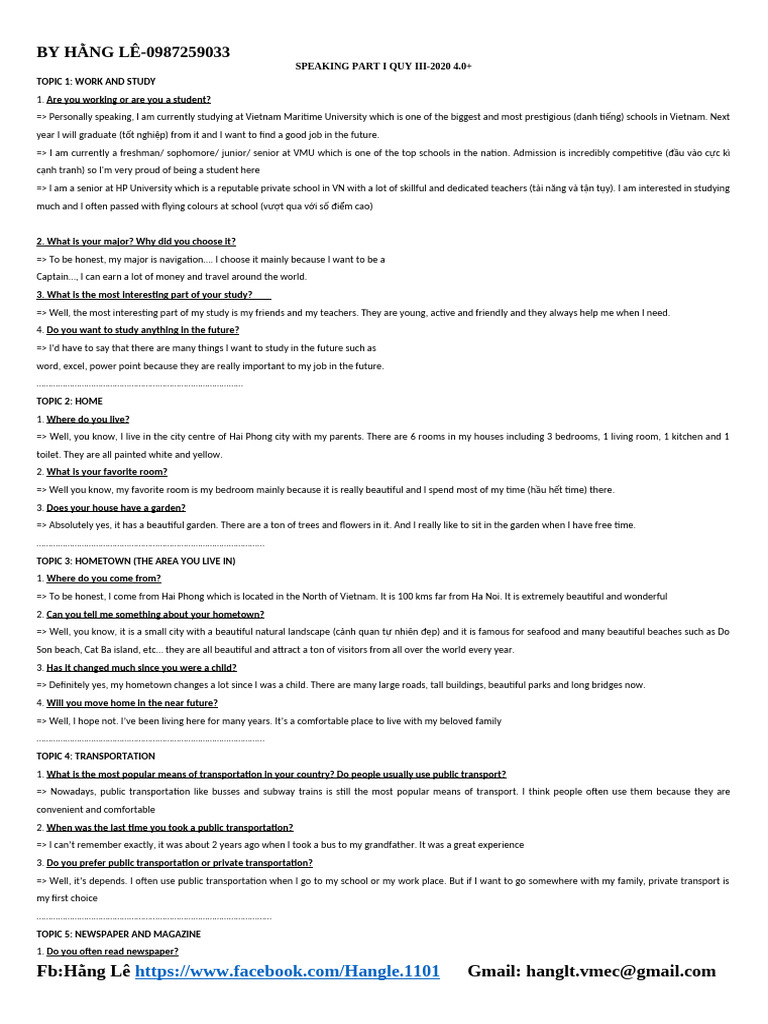 SPEAKING QUÝ II soan moi-1 | PDF | Wildlife | Science