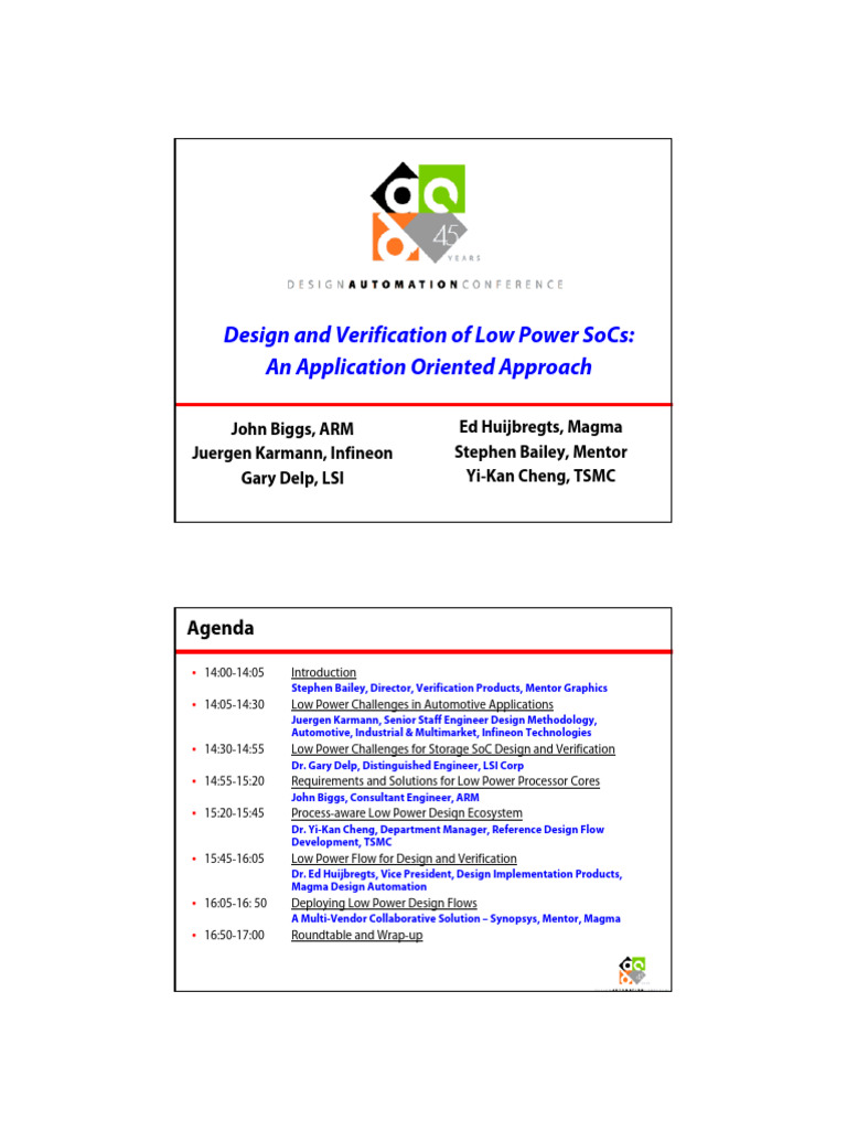 Low Power Workshop Print FINAL | PDF | Hardware Description Language | Computer Network