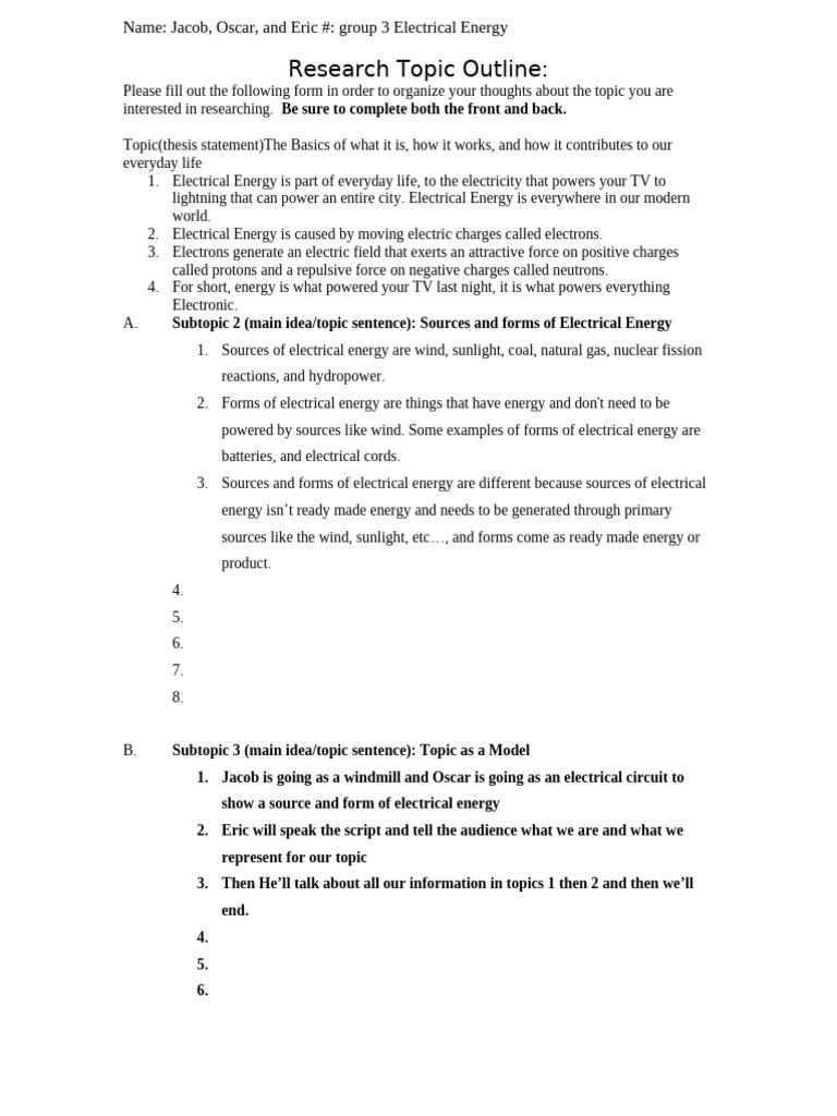 Fashion Show Outline | PDF