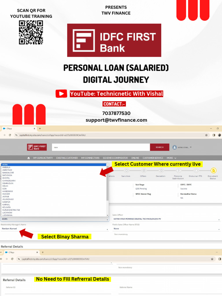 Twv Finance Idfc Journey | PDF