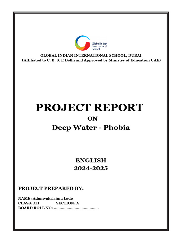 Deep Water Phobia: Understanding and Overcoming | PDF | Phobia | Social ...