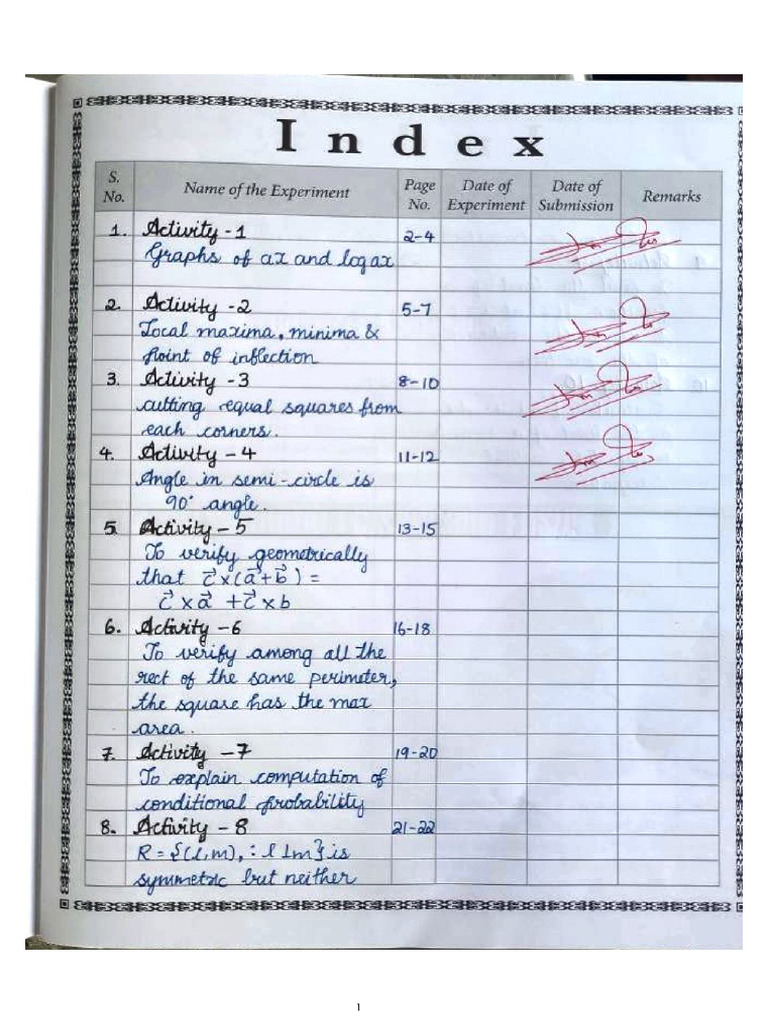 Maths Practical | PDF