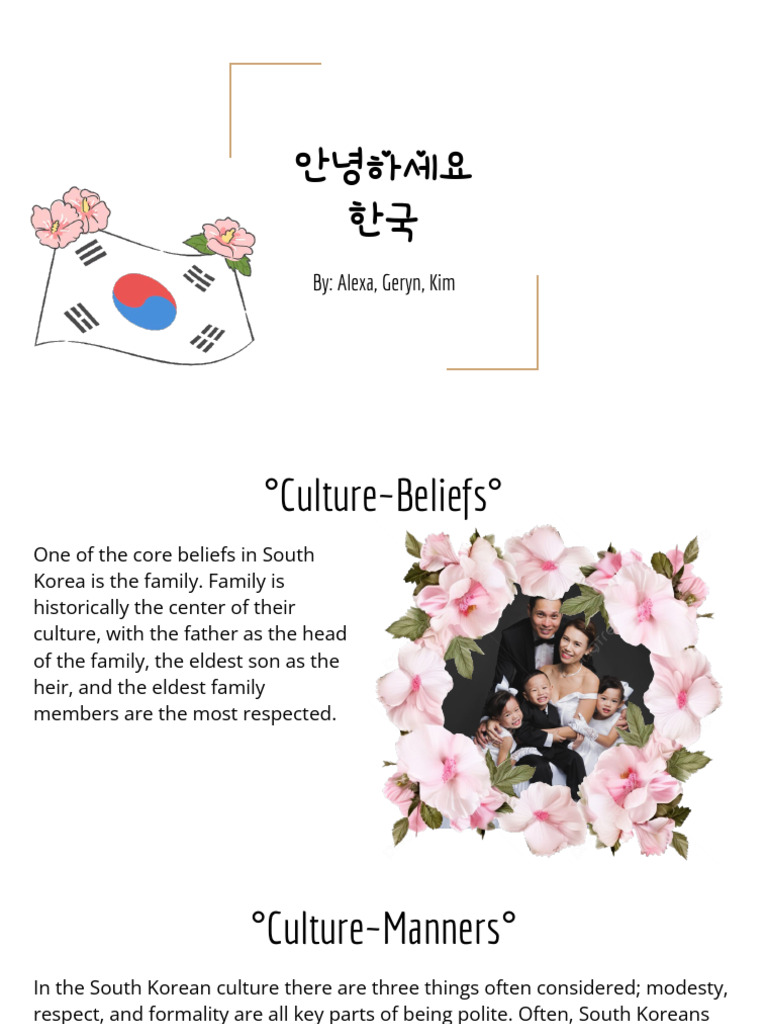 South Korea Presentation | PDF | South Korea | Korean Language