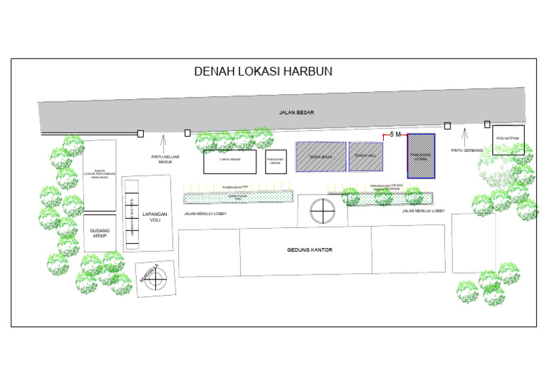 Denah Lokasi Harbun dan Fasilitas | PDF