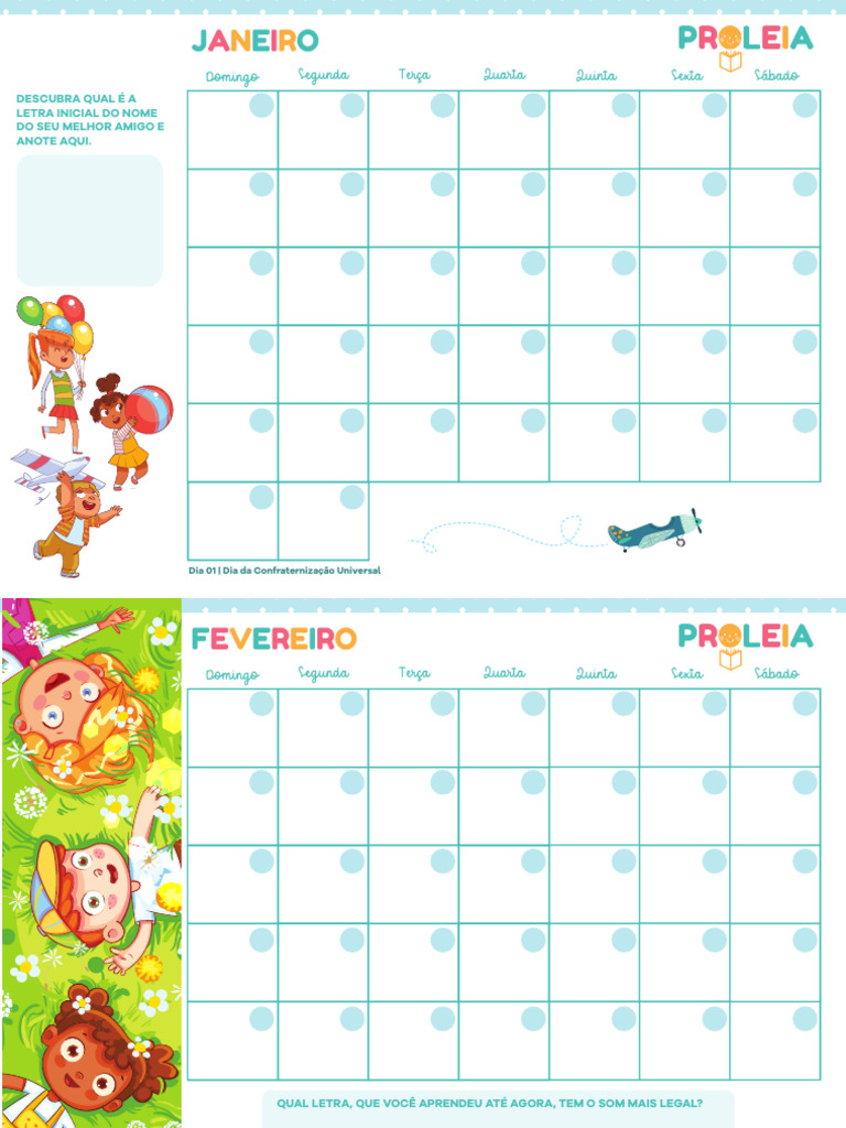Planner Infantil - Atualizado e Corrigido | PDF