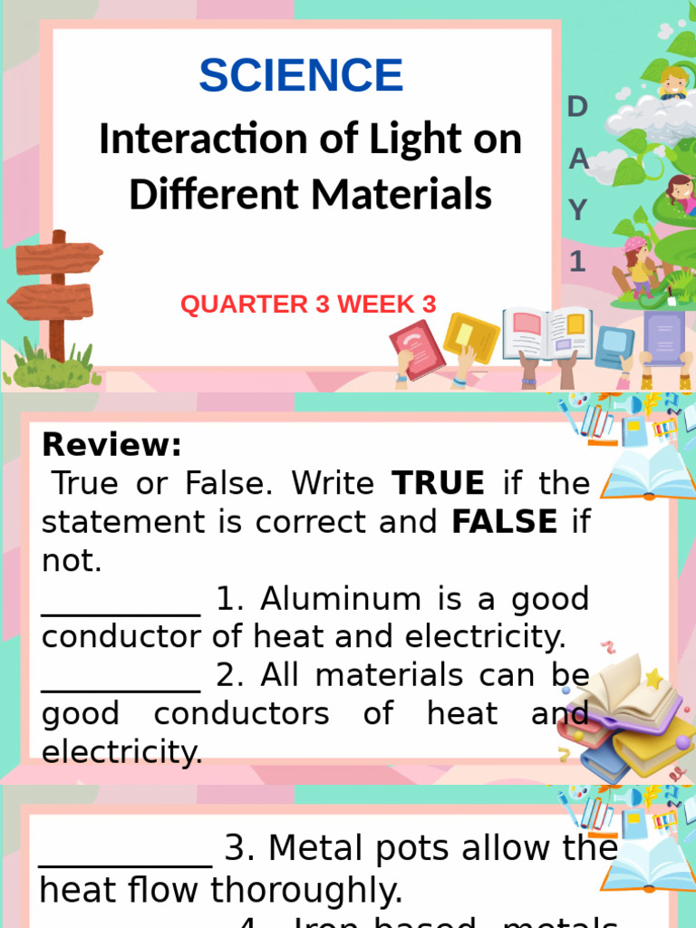 Q3 W3 Science 5 | PDF | Light | Reflection (Physics)