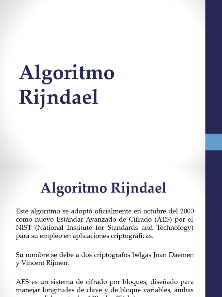Algoritmo AES | PDF | Ciencias de la Computación | Matemáticas Aplicadas